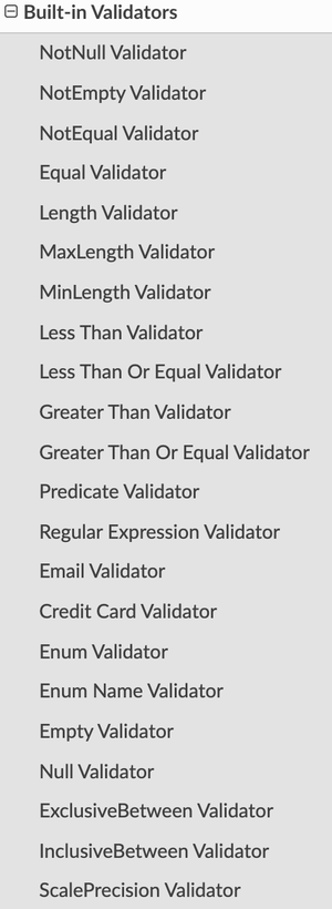 验证规则构建神器 Fluentvalidation 明志唯新
